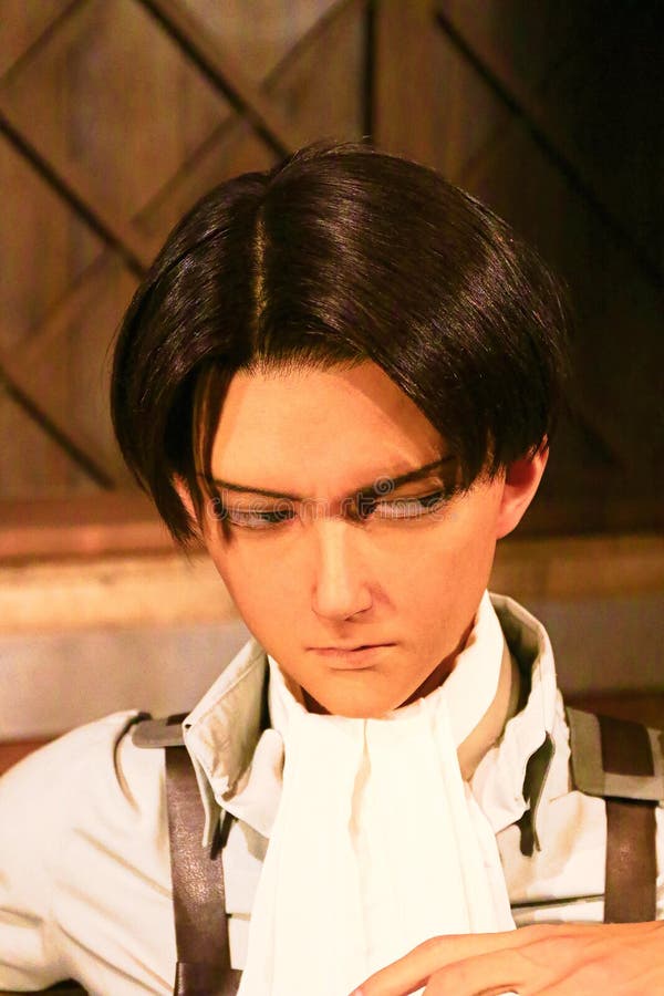Levi-Soldat Leiter/Shingeki Kein Kyojin Redaktionelles Stockbild - Bild ...