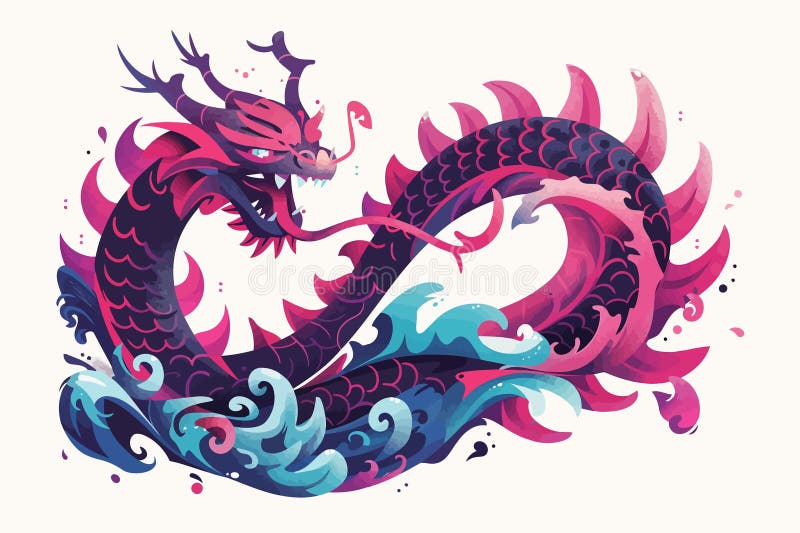 Leviathan isolated stock vector. Illustration of design - 364286566