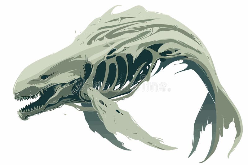 Leviathan isolated stock vector. Illustration of leviathan - 364286585