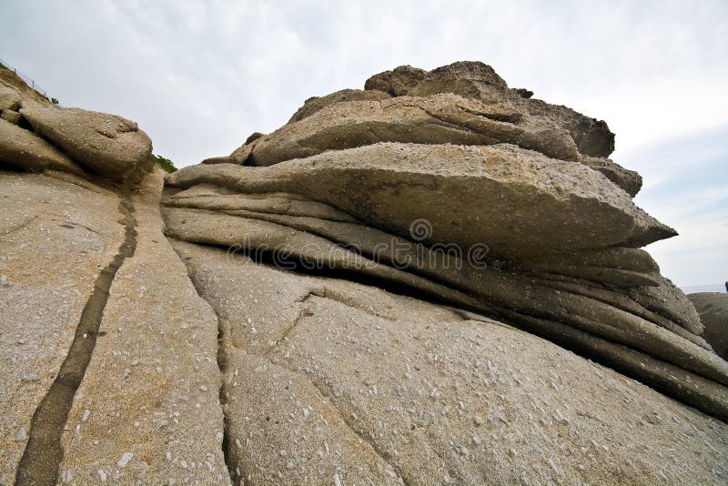 Levigate cliffs - Elba stock image. Image of coast, sand - 7000113