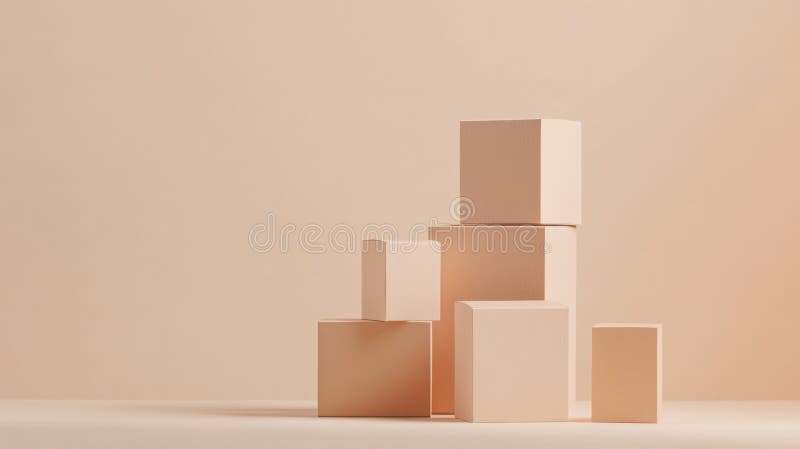 Levitating Cubic Boxes Balancing on Each Other in Minimalist Setting ...