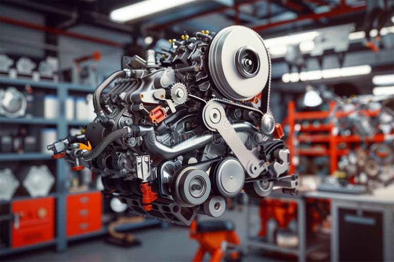 Levitating Engine stock photo. Image of levitation, automobile - 309655570