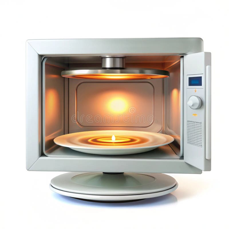 Levitating Glowing Microwave Stock Illustrations – 9 Levitating Glowing ...