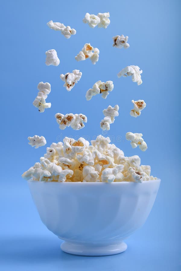 Falling popcorn stock photo. Image of vegetable, frame - 24285086