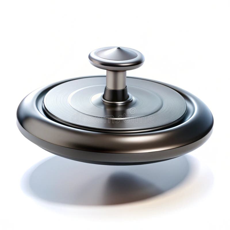 Levitating Loading Spinner with Animated Spinning Motion Stock ...