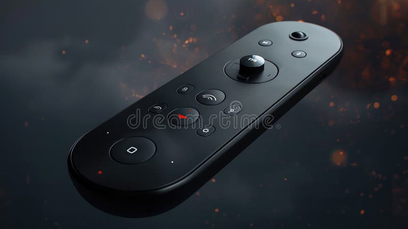 Levitating Remote Control with Sleek Design Stock Photo - Image of ...