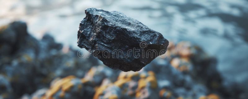 Levitating Rock Formation - Mysterious Nature Concept Stock Photo ...