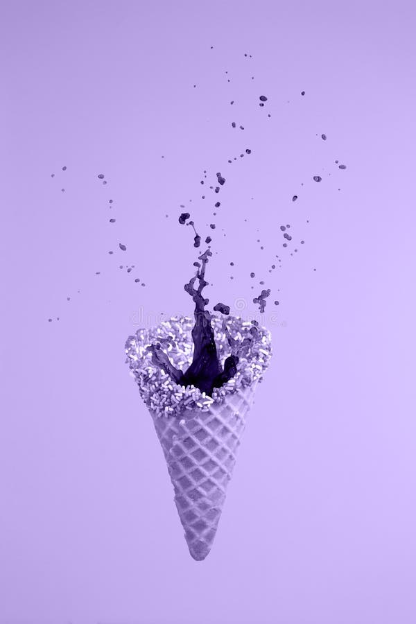 Levitating Sugar Cone with Splashes. Coffee Concept Stock Photo - Image ...
