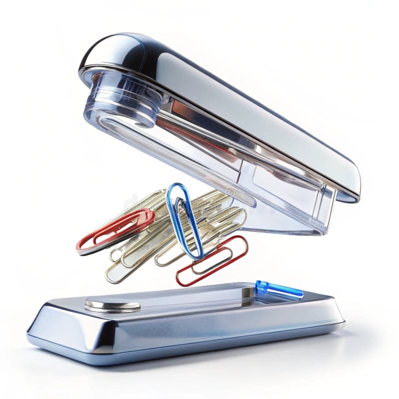 Floating Paperclips Stock Illustrations – 8 Floating Paperclips Stock ...