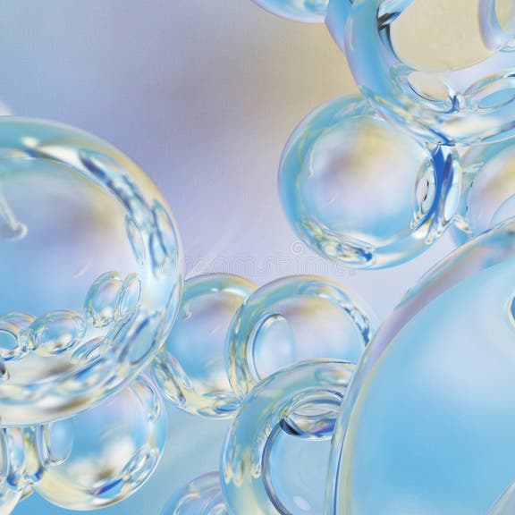 Levitating Water Drops. Background of Beautiful Water Drops Stock Photo ...