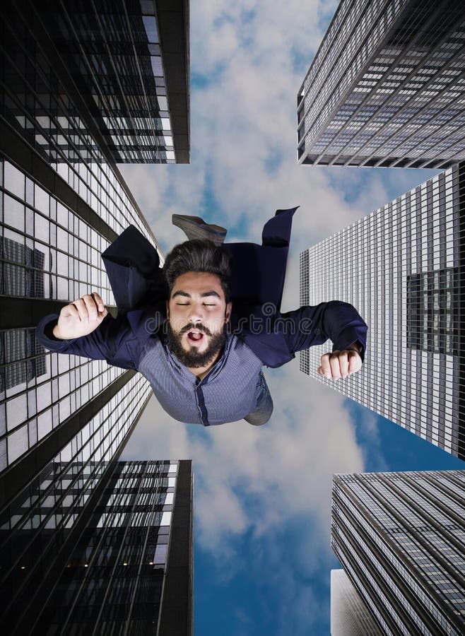 Levitation or falling stock image. Image of people, falling - 68823605