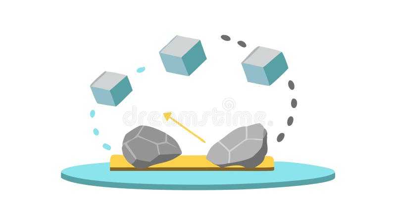 Levitation of Objects. Magic, Gravity, and Abstract Physics. Vector ...