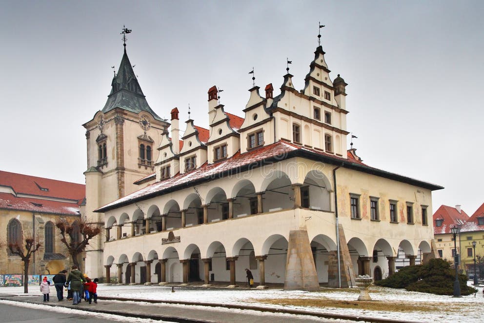 Levoca stock photo. Image of tower, slovakia, house, place - 13405392