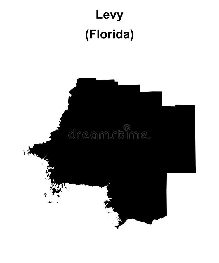 Levy outline map stock vector. Illustration of contour - 357889488