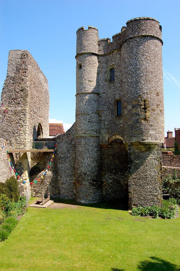 Lewes Castle, Sussex England Stock Image - Image of flint, tower: 2581353