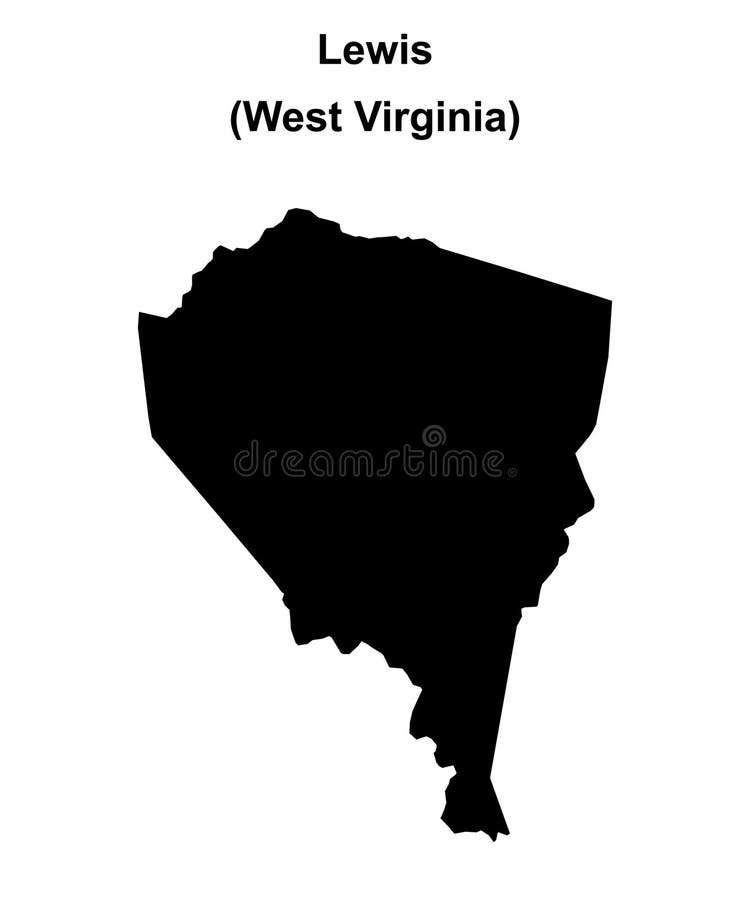 Lewis outline map stock vector. Illustration of contour - 361877566