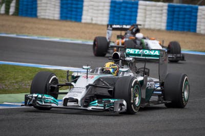 Lewis Hamilton 2014 Formula 1 Editorial Stock Image - Image of test ...