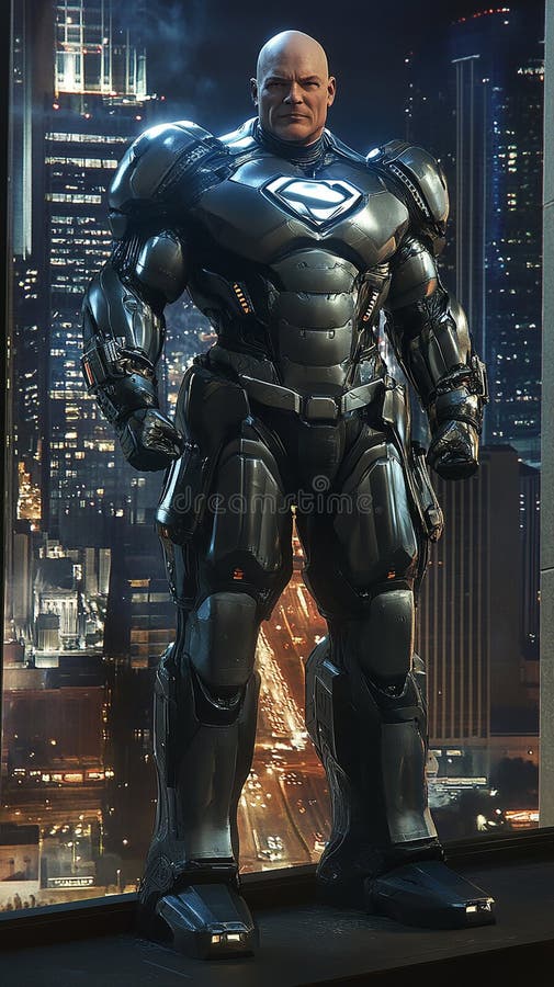 Lex Luthor s Master Plan stock illustration. Illustration of intellect ...