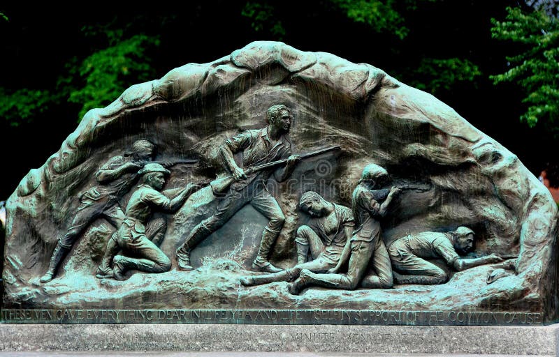 Lexington, Miliampère: Memorial Do Minuteman Imagem de Stock Editorial ...