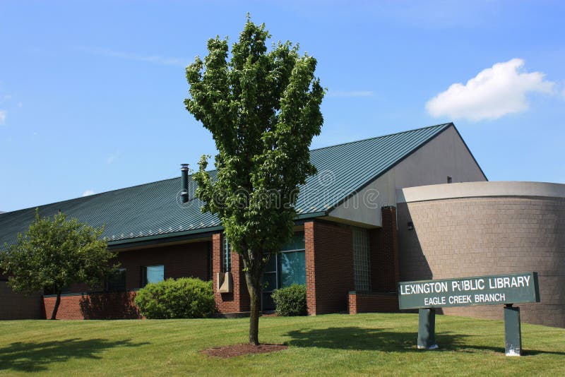 Lexington Public Library, Eagle Creek Branch Stock Image - Image of ...