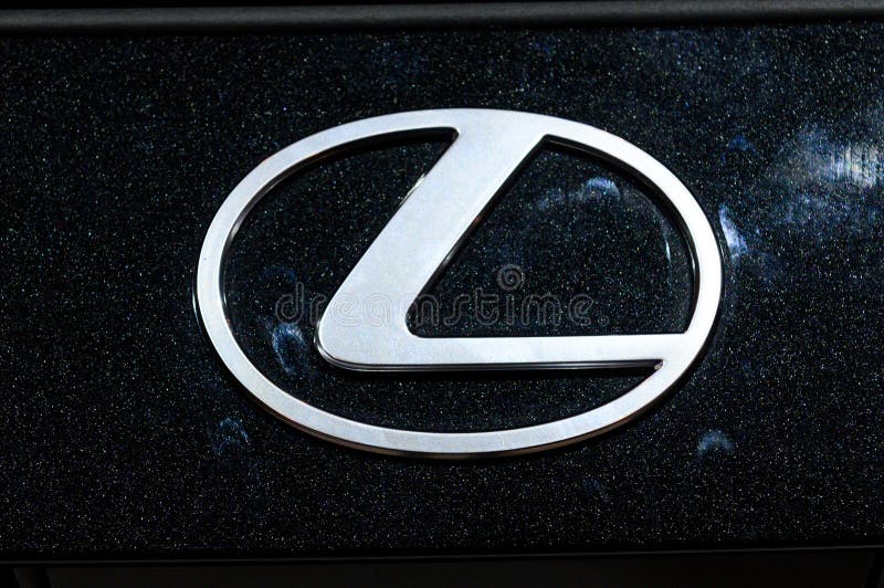 Lexus auto company logo editorial stock photo. Image of closeup - 316909383