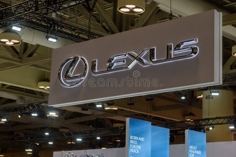Lexus auto company logo editorial photography. Image of automotive ...