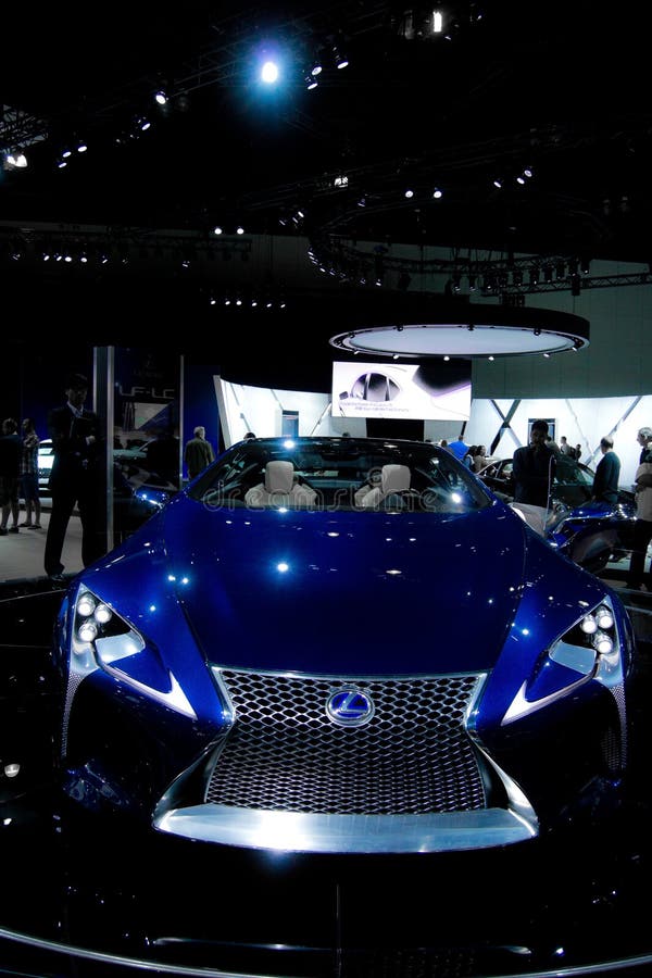 Lexus Concept Car in Blue editorial photo. Image of coupe - 52486246