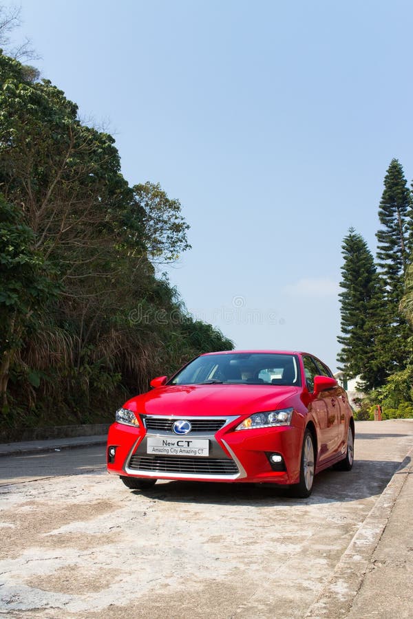 Lexus CT 200h Hybrid Car 2014 New Look Editorial Stock Photo - Image of ...