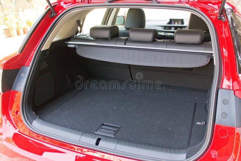 Lexus CT 200h trunk editorial stock photo. Image of trunk - 38951468