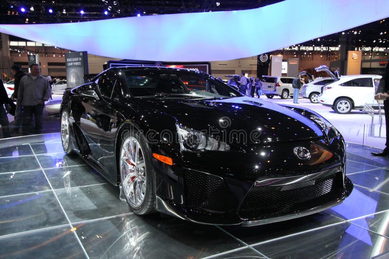 Lexus LFA editorial image. Image of february, exposition - 18356570