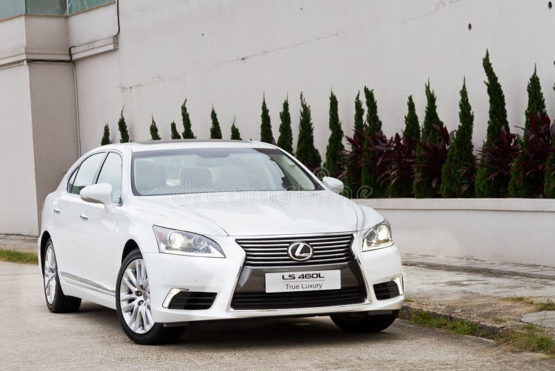Lexus LS 460L Saloon Car editorial stock photo. Image of hybrid - 38819023