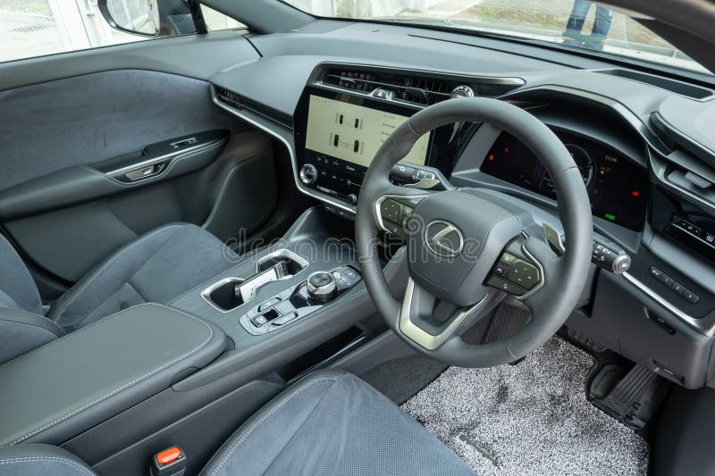 Lexus RZ450e EV SUV 2023 Interior Editorial Photo - Image of autos ...