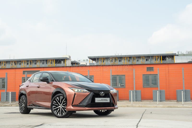 Lexus RZ450e EV SUV 2023 Test Drive Day Editorial Stock Photo - Image ...
