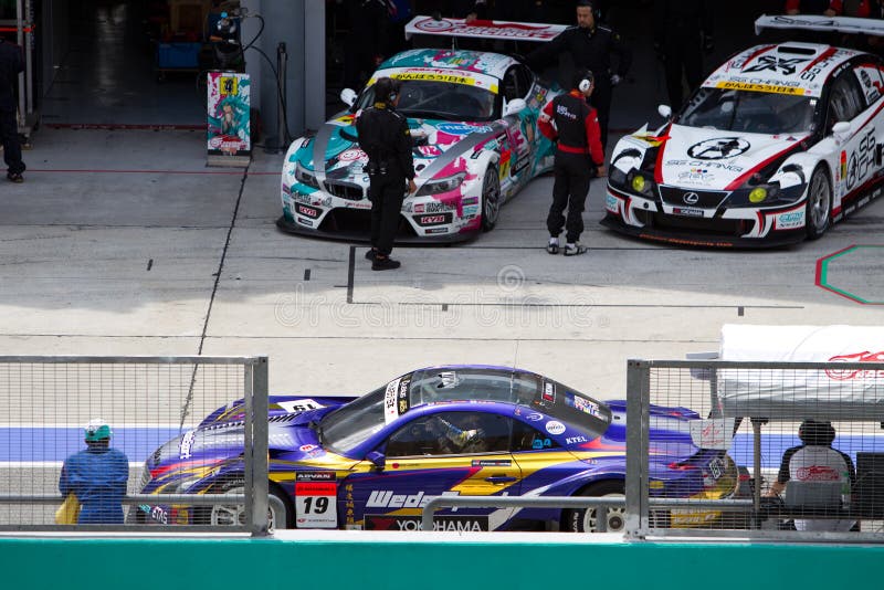 Lexus Team Bandoh Drives through the Pit Editorial Stock Photo - Image ...