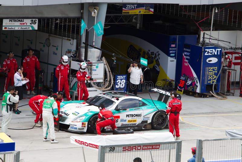 Lexus Team Pits at the SuperGT Race Editorial Photo - Image of qualify ...