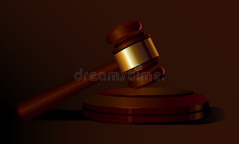 Corteje El Martillo De La Orden De La Ley Y Orden De La Justicia De La ...