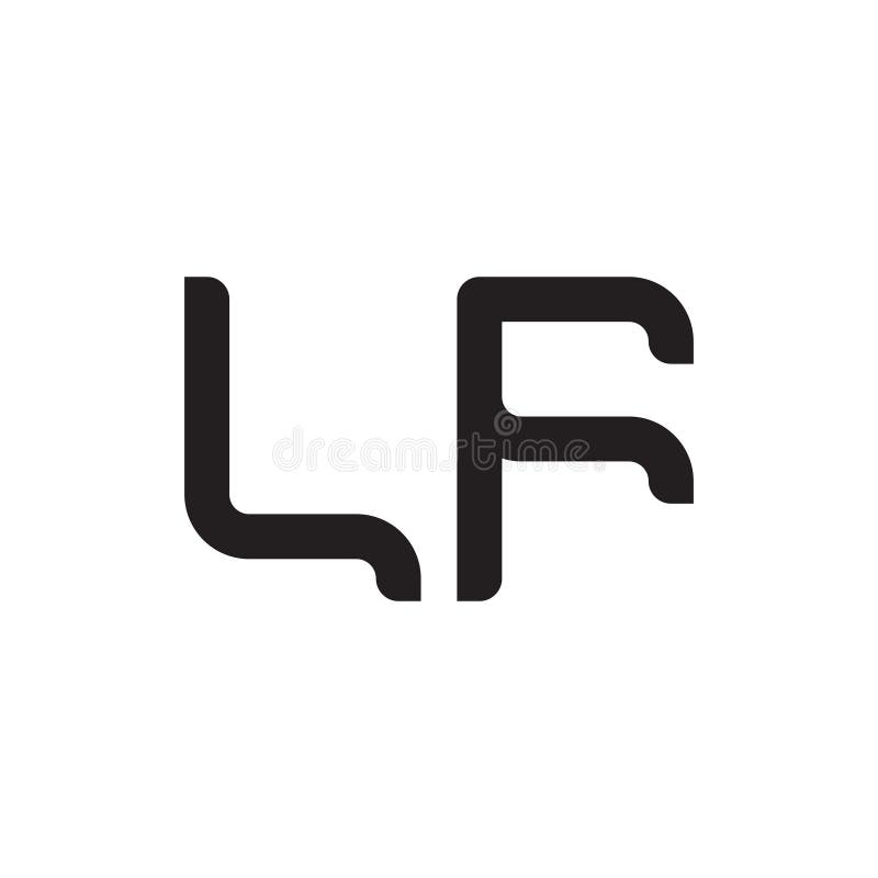 Lf Initial Letter Vector Logo Icon Stock Vector - Illustration of ...