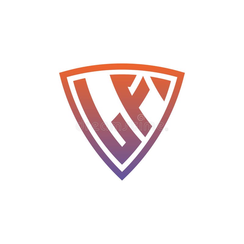 LF Logo Shield Monogram Gradient Style Design Stock Vector ... LF Logo Shield Monogram Gradient Style Design Stock Vector ...