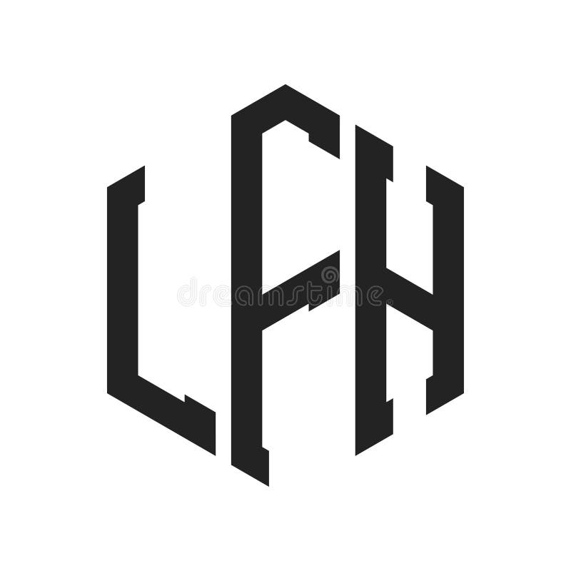 LFH Logo Design. Initial Letter LFH Monogram Logo Using Hexagon Shape ...