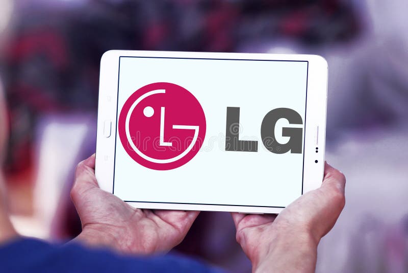 LG company logo editorial photography. Image of icon - 95531842