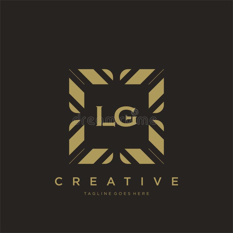 LG Initial Letter Luxury Ornament Monogram Logo Template Vector Stock ...
