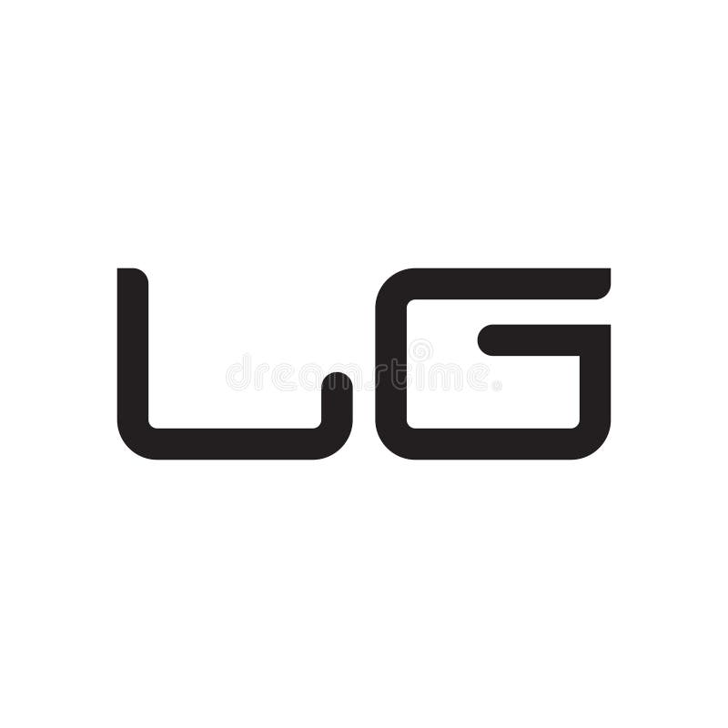 Lg Initial Letter Vector Logo Icon Stock Vector - Illustration of ...
