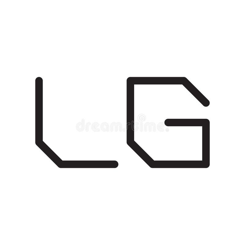 Lg Calligraphy Logo Stock Illustrations – 352 Lg Calligraphy Logo Stock ...
