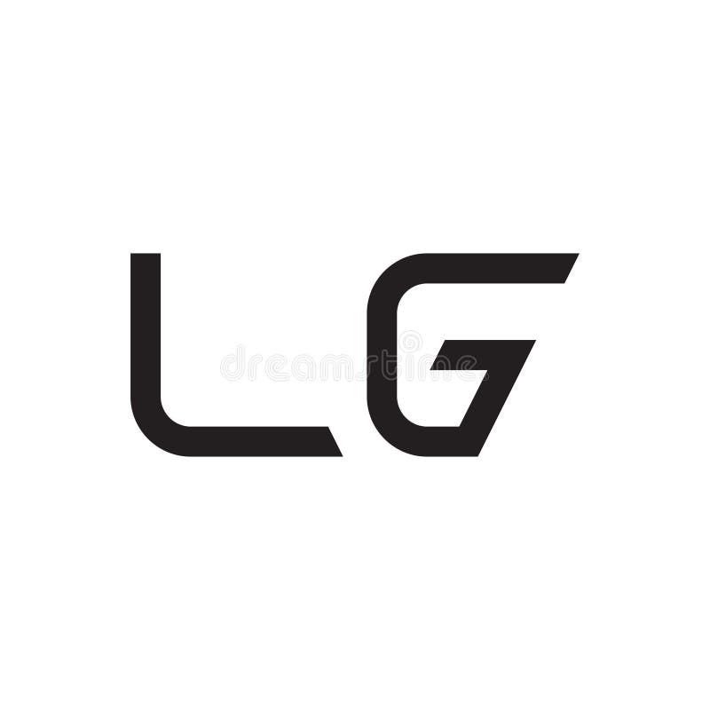 Lg Initial Letter Vector Logo Icon Stock Vector - Illustration of ...