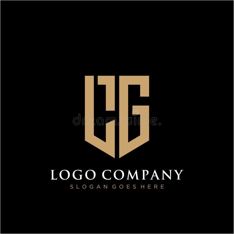 LG Letter Logo Icon Design Template Elements Stock Vector ...