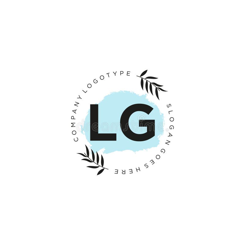 LG Letter Logo Icon Design Template Elements Stock Vector ...