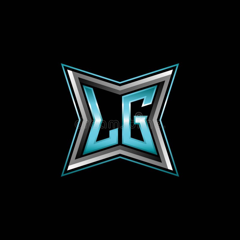 LG Logo Monogram Geometric Modern Design Stock Vector - Illustration of ...