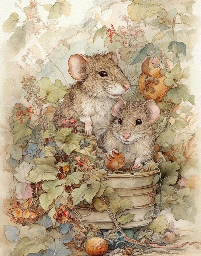 Vintage Mouse Illustration