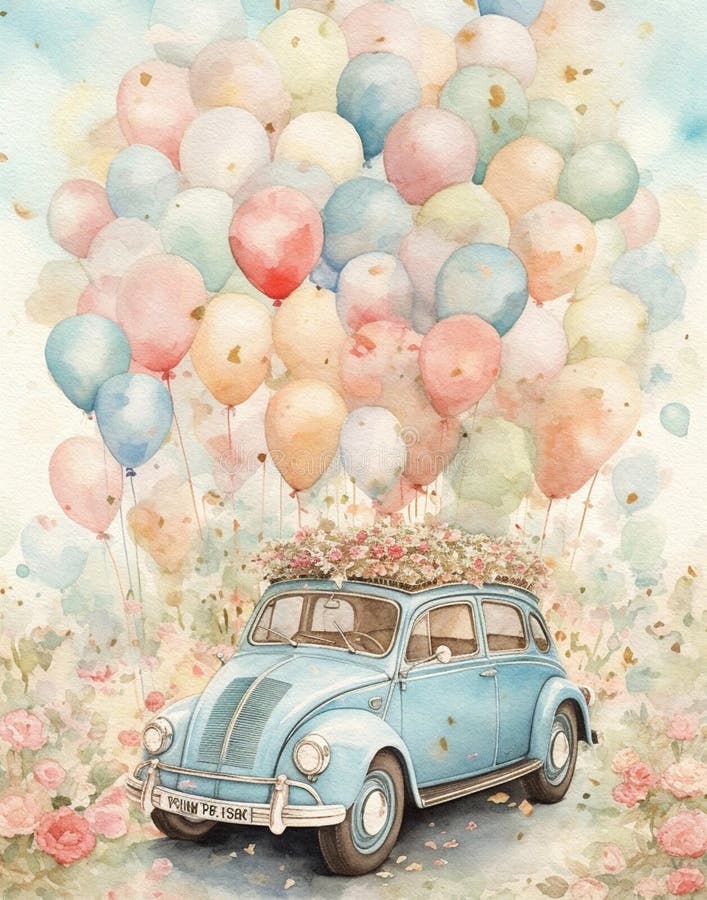 Retro Pastel Car Stock Illustrations – 654 Retro Pastel Car Stock ...