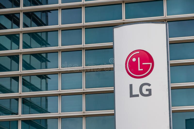 LG in Office Facade editorial stock image. Image of building - 268029664